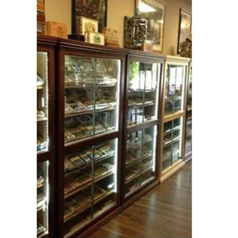 Model 3 All Glass Cigar Humidor Display Cabinet - Your Elegant Bar