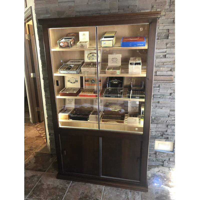 Model 3 Commercial Cigar Humidor Display Cabinet - Your Elegant Bar