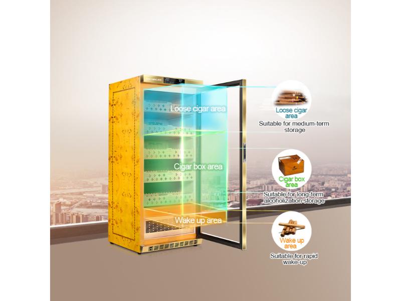 Raching MON1800A Precision Climate Controlled Humidor | 900 Cigars ...