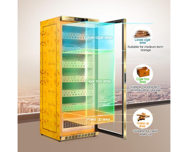 Raching MON2800A Precision Climate Controlled Humidor | 1300 Cigars ...