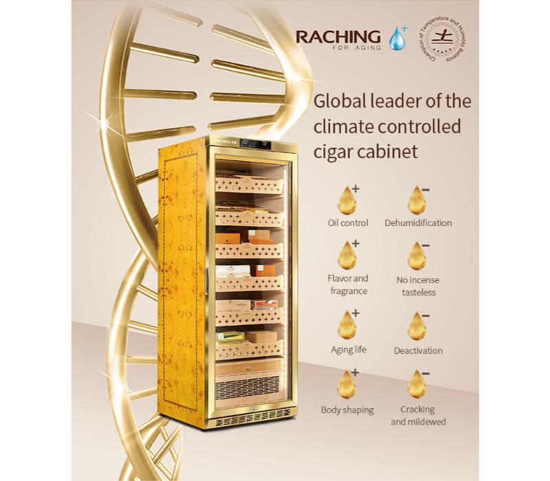 Raching MON3800A Precision Climate Controlled Humidor | 1500 Cigars ...